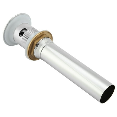 Pop Up Drain,G1 1/4" Chrome Plated Pop Up Drain With Overflow Popup ...