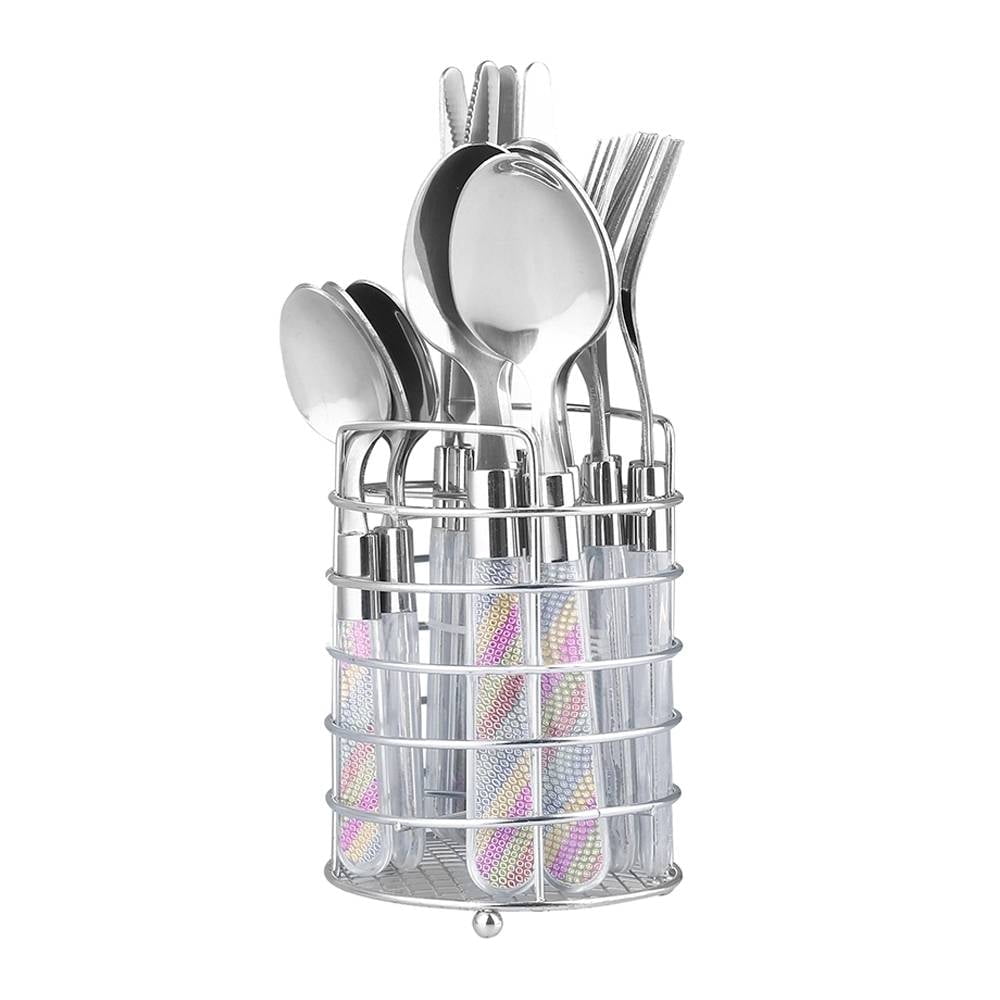 Set de Cubiertos Bareka Tubo Multicolor 17 Piezas | Walmart en línea
