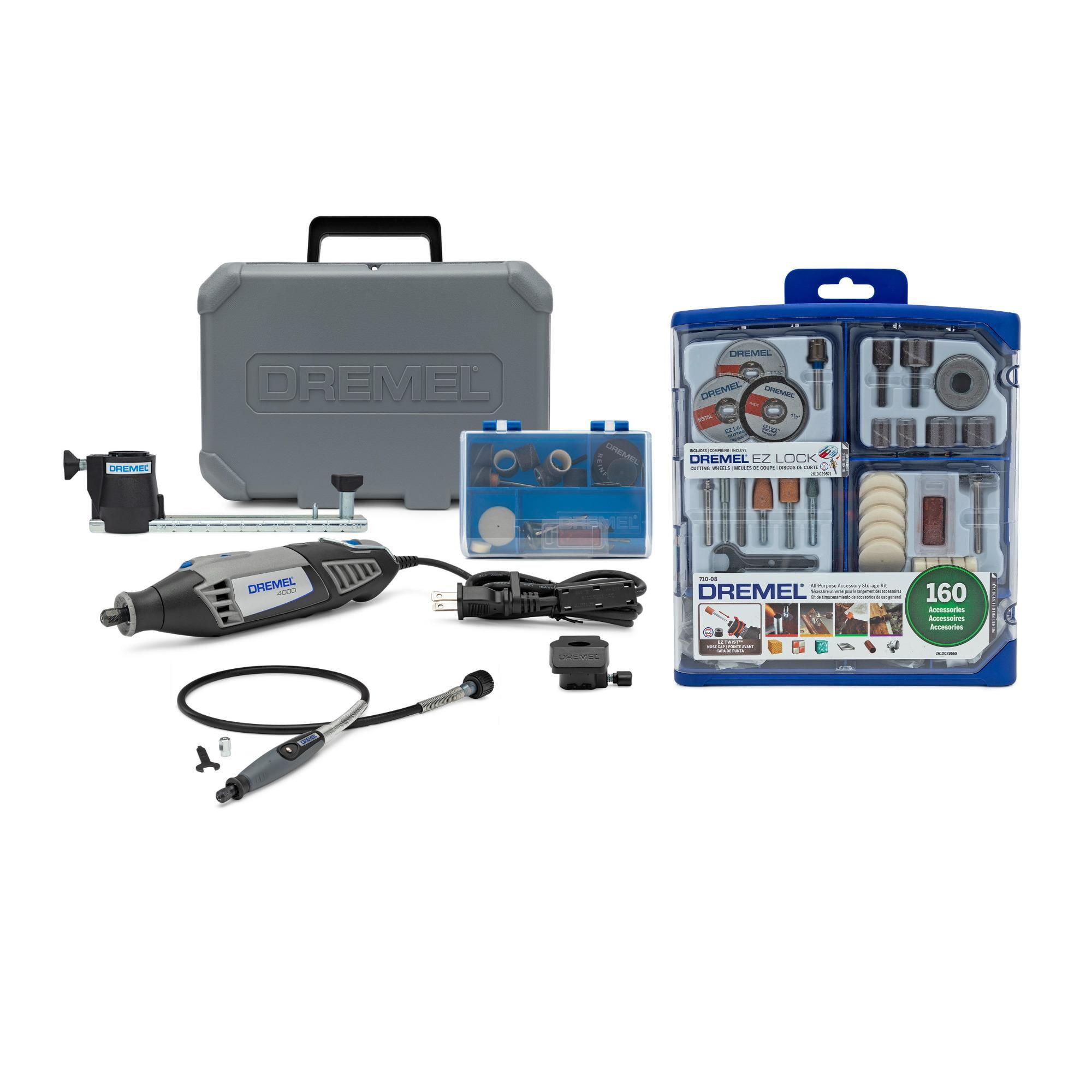 Dremel 4000-2/30 Rotary Tool Kit with All-Purpose Rotary Accessory ...