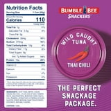 Bumble Bee Thai Chili Flavored Light Tuna, Wild Caught, Gluten Free ...