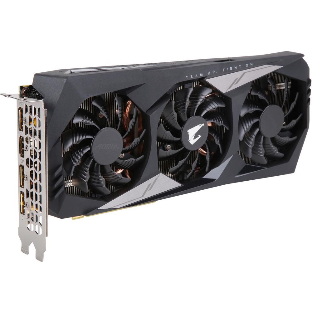 Gigabyte Aorus GeForce GTX 1660 Ti RGB 80 mm Triple Fan Graphics Card ...