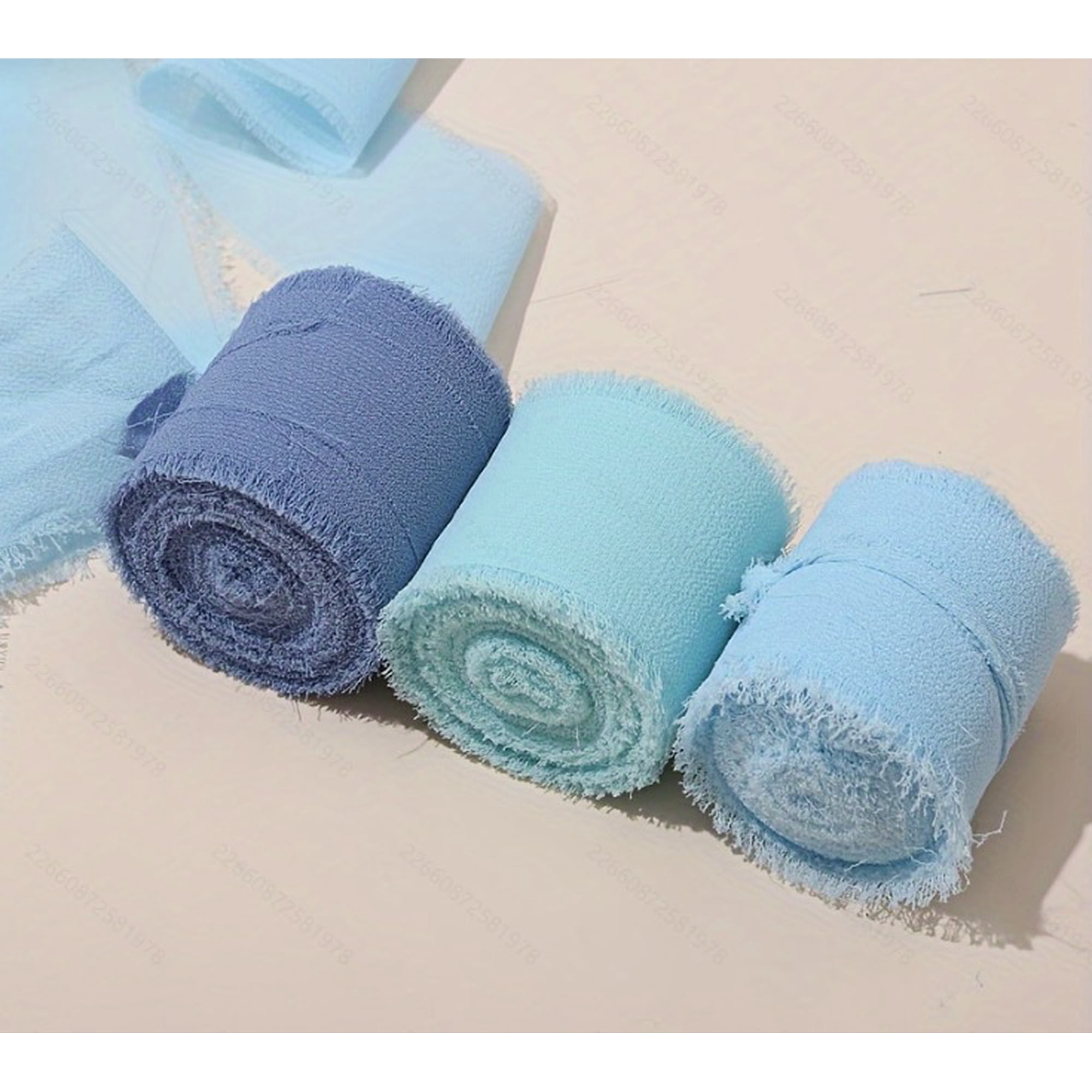 Click here for Nvzi Chiffon Craft Ribbon -3 Rolls Of Blue Series... prices