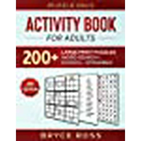 Activity Book For Adults: 200+ Large Print Puzzles | Walmart Canada