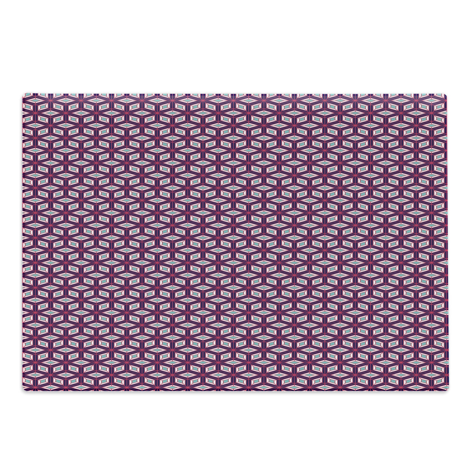 Geometric Cutting Board, Modern Simple Mosaic Composition with Diamond ...