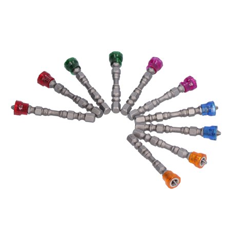 Driver Bits, Screwdriver Bits 1/4in Quick Change Hex Handle Single Head ...