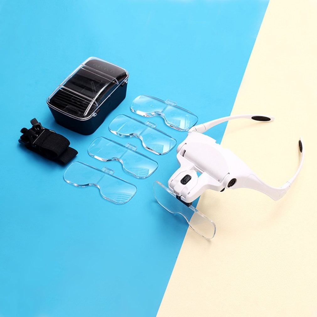 CLEARANCE SALE Eyewear Magnifier With LED Lighting Lamp Interchangeable clearance-sale-eyewear-magnifier-with-led-lighting-lamp-interchangeable