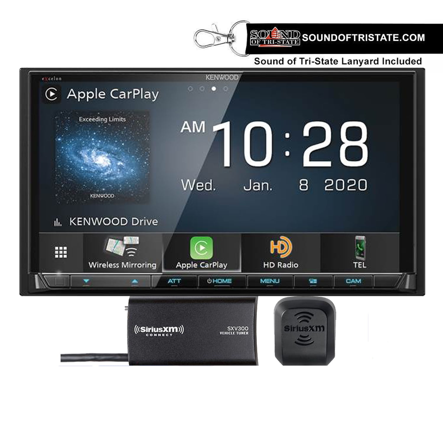 Kenwood DMX907S 6.95" Digital Receiver with SiriusXM SXV300V1 - Walmart.com
