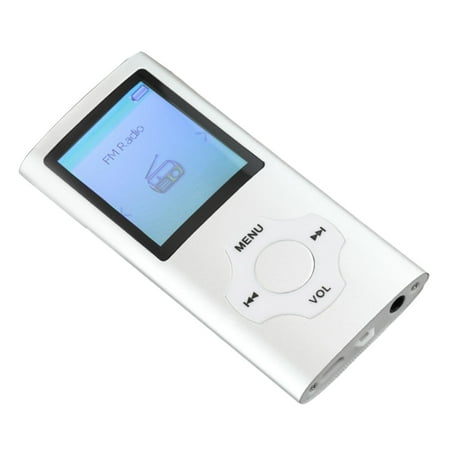 Mini MP3 Player FM Radio 200mAh Voice Pocket Size Compact Grey ...