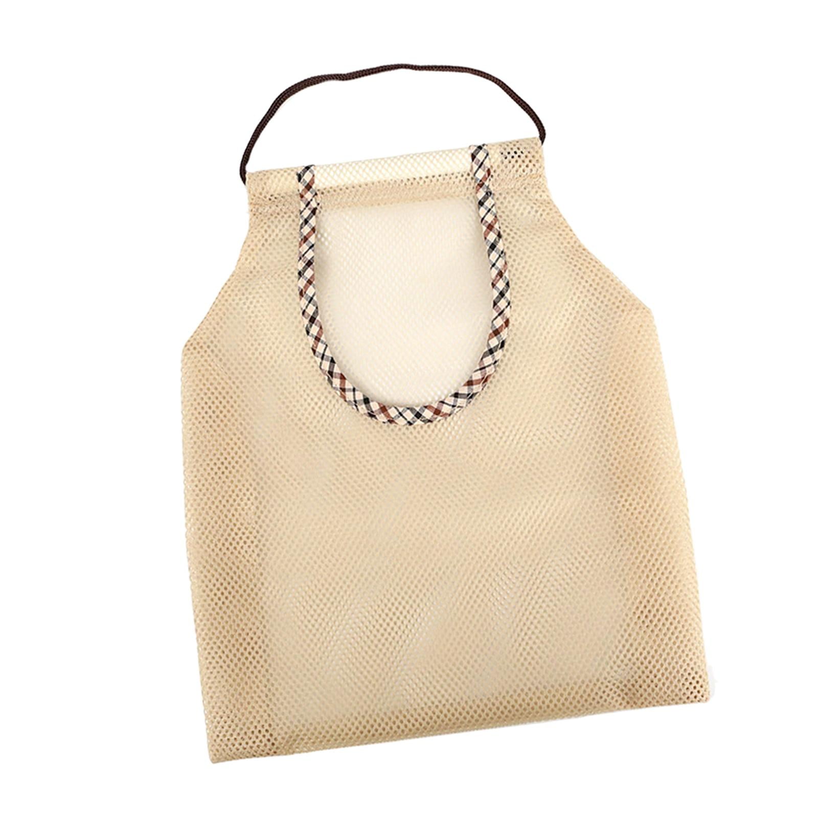 Hanging Mesh Storage Bag Mesh Bags Kitchen Organizer Tensile Strength ...