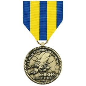 Navy Battle Efficiency Award Commemorative Medal Anodized - Walmart.com