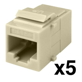 Construct Pro HDMI Female Keystone Jack Pass-Through Insert (White) by ...