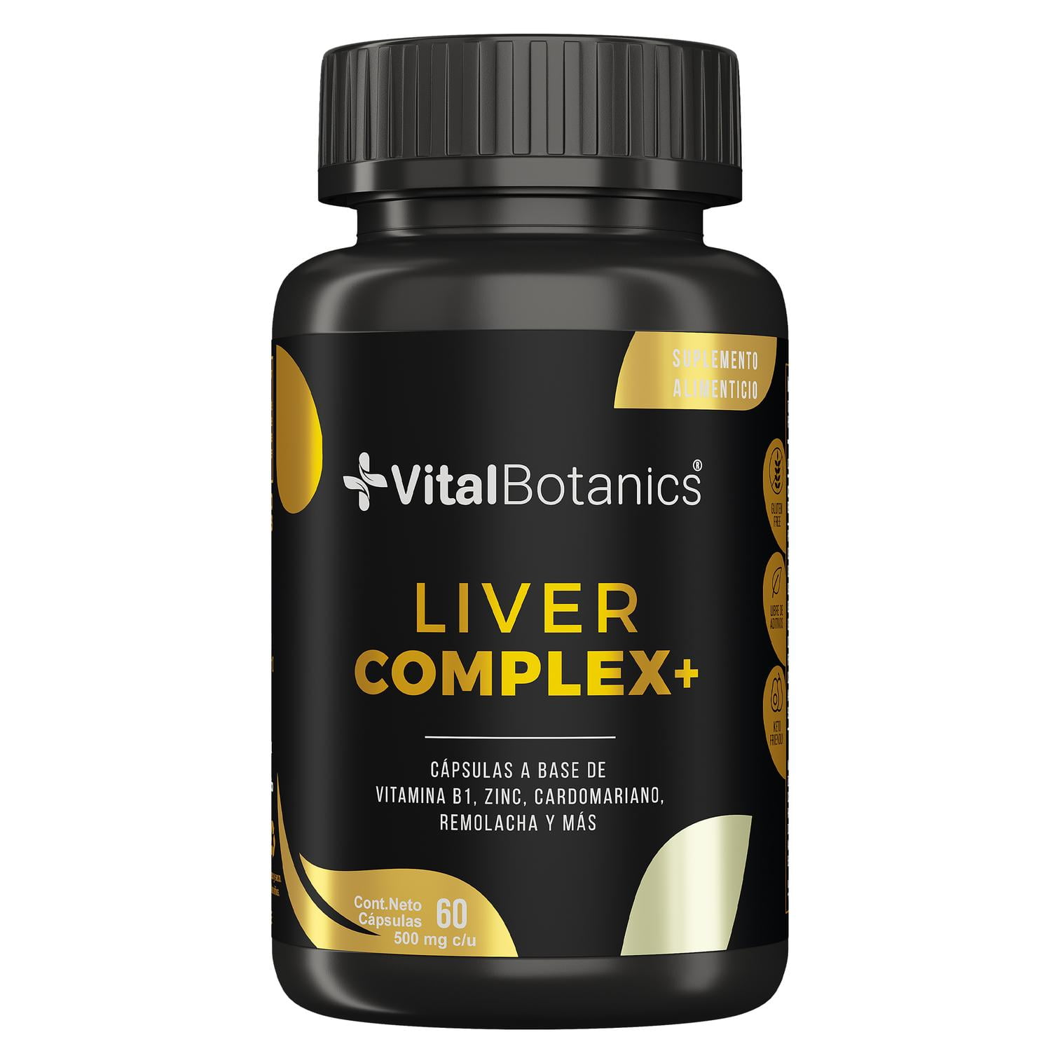 Liver Complex + Multi Collagen Complex 5 60 capsulas VITALBOTANICS LIVE ...
