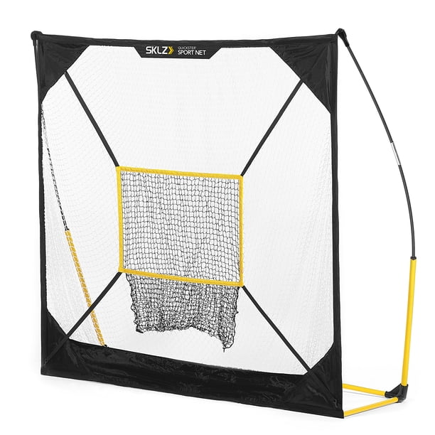 SKLZ Quickster Baseball & Softball Portable Hitting Net 5x5 ft ...