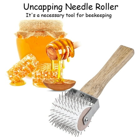 Bee Extracting Tool,Uncapping Needle Roller Bee Uncapping Roller Beekeeping Roller Enhanced ...