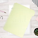 Hemoton 6PCS Binder Dividers Page Dividers A4 Binder Dividers with Tabs ...