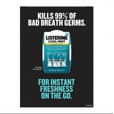 LISTERINE PocketPaks Breath Strips Cool Mint, Pack of 6, Kills Germs ...