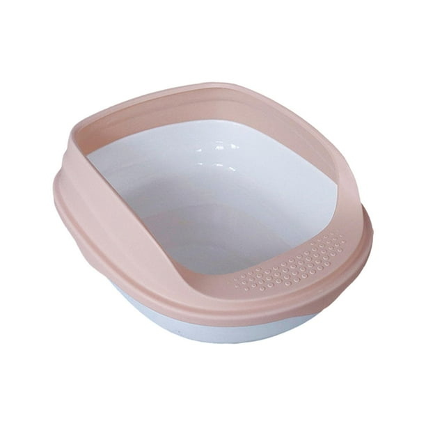 Tachiuwa Cats Litter Pan with High Sides Cat Small Dogs Bedpan for ...