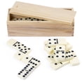 Double Six Dominoes in Wooden Case - Walmart.com