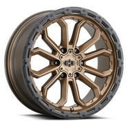 20x9 Vision Off-Road 353 Turbine Gunmetal Machined Wheel 6x135 (18mm ...