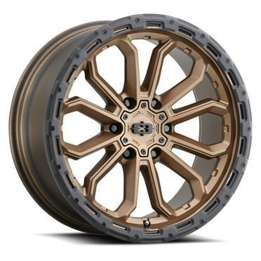20x9 Vision Off-Road 353 Turbine Gunmetal Machined Wheel 6x135 (18mm ...