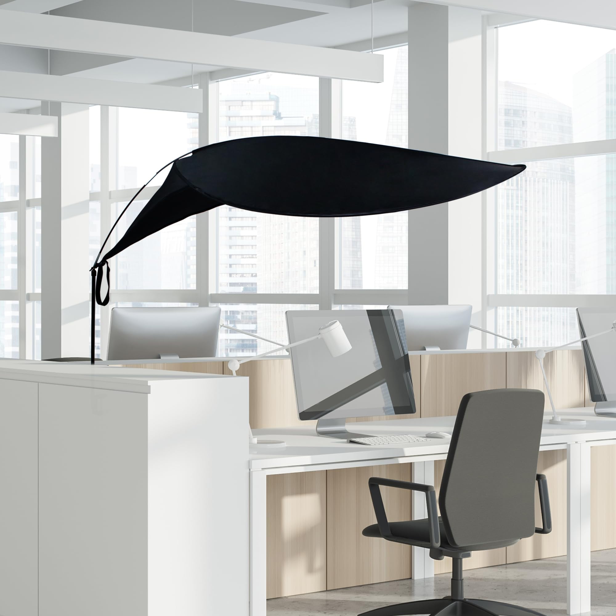 Comastbo office light cover and desk shade,designed for light sensitive ...
