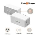 Link2Home Electric Wall Controller: 5-Pack Wireless Outlet Switch with ...