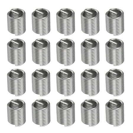 Uxcell M14 x 2 2D 28mm 304 Stainless Steel Wire Thread Insert Threaded ...