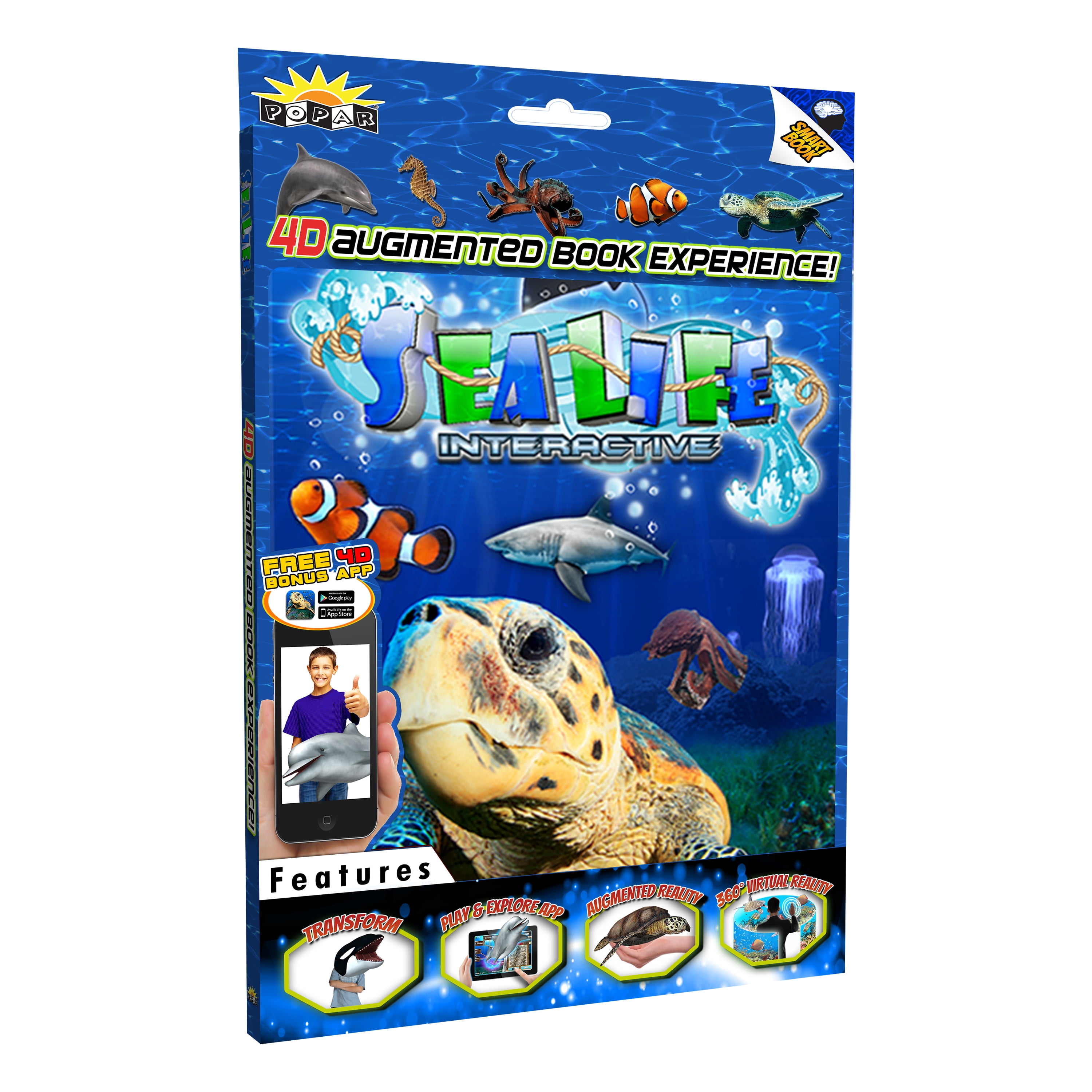 Sea Life Interactive Book with 4D Educational App - Walmart.com