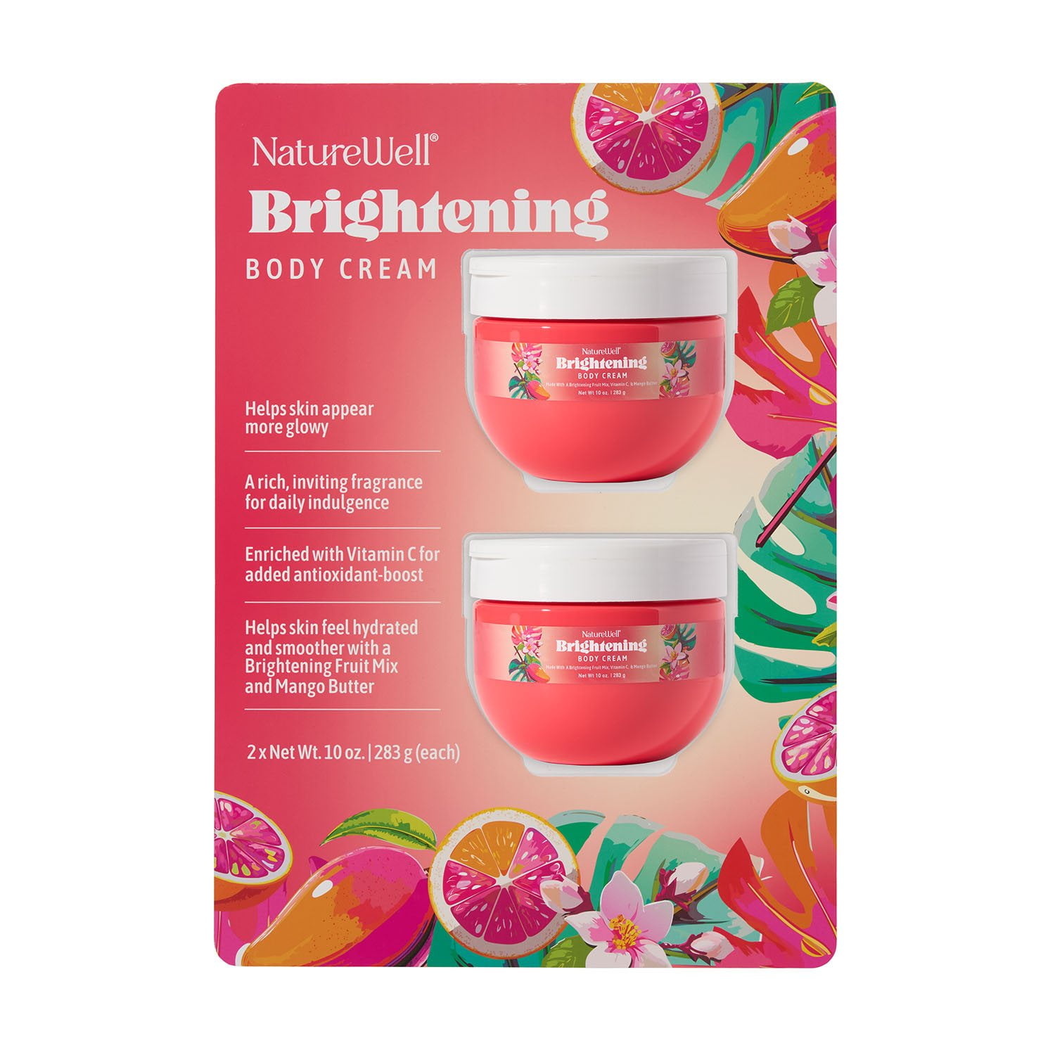 NatureWell Brightening Body Cream, 10 oz., 2 pk. - Samsclub.com