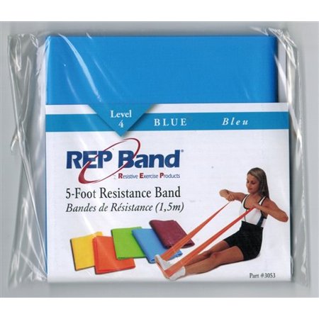 Rep Band Resistance Band 5Ft Level 4 - Heavy (Blue) | Walmart Canada