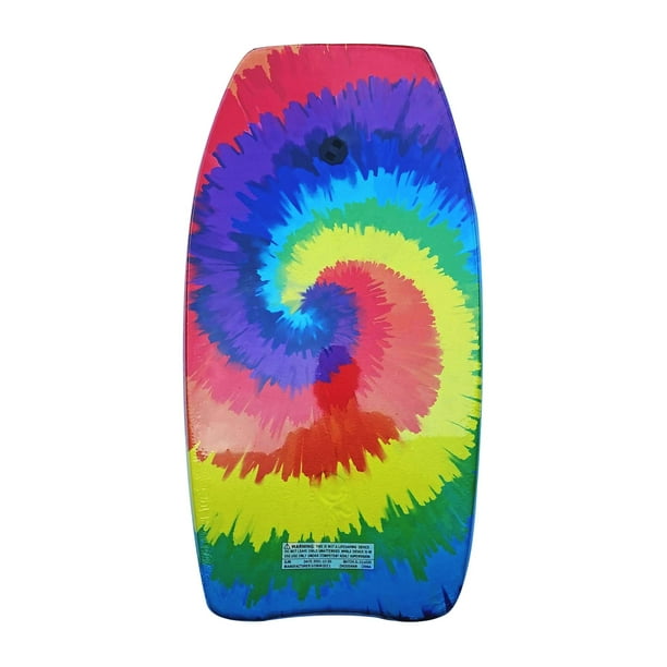 PMU 33 Inch Tie Dye Multicolor Wave Graphics Printed Bodyboard ...