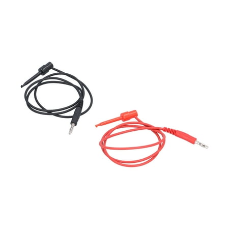 ESTINK Banana Plug Test Hook Wire,Multimeter Test Leads Kit,4Pcs Banana ...