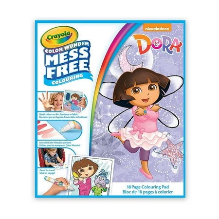 Crayola : Color Wonder : 18 Page Colouring Pad Dora 3+ | Walmart Canada