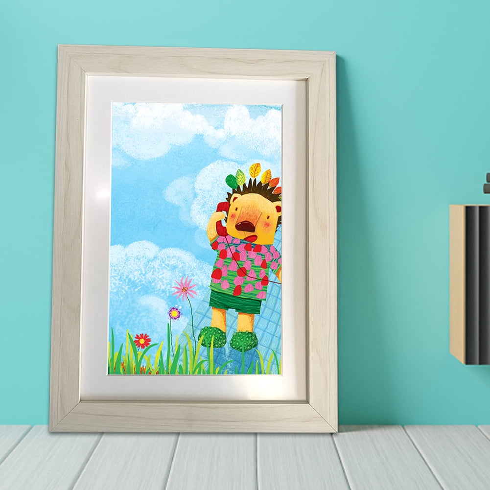 YUANHUILI Kids Artwork A4 Picture Frames Changeable Artwork Display ...
