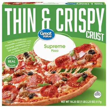 Great Value Rising Crust Bacon Jalapeno creamy roasted garlic sauce ...