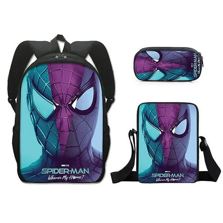 Marvel Spiderman/spider-manno Way Home Theme Backpack School Bag Three ...