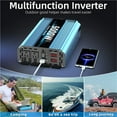 Inversor 12V 24V To 120 Pure Sine Power Inverter 5000W Dc To Ac For Solar Panel Camping Outdoor ...