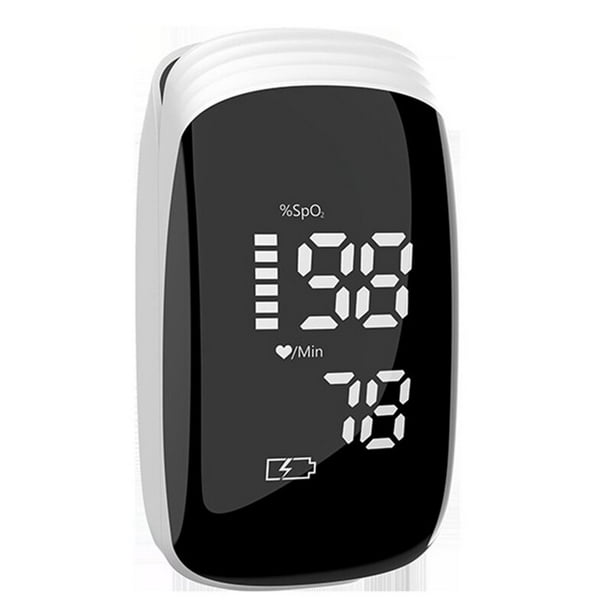 Oxímetro de pulso de dedo recargable por USB, oxímetro SpO2 PR, Monitor ...