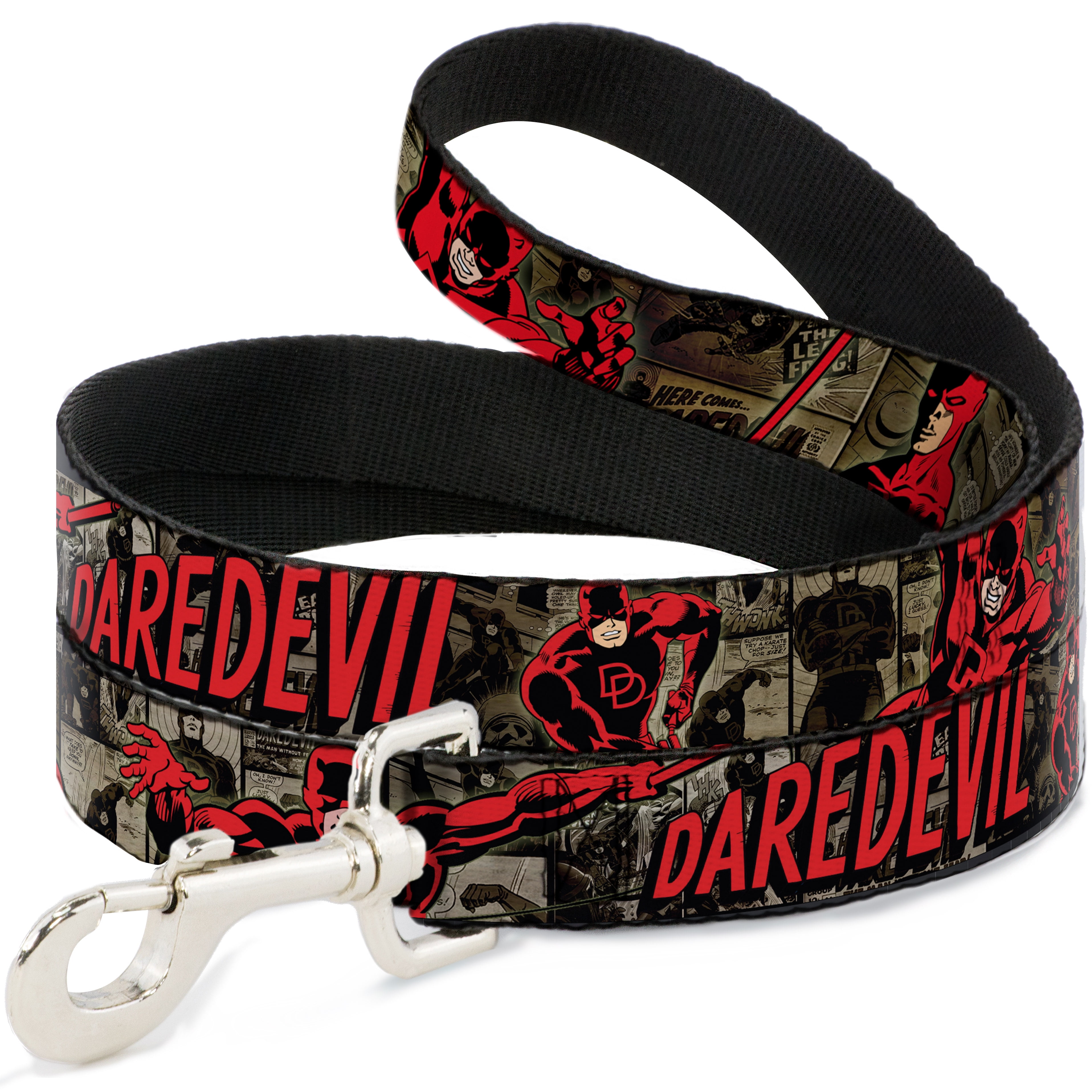 Marvel Comics Pet Leash, Dog Leash, Daredevil Action Poses Comic Panels ...