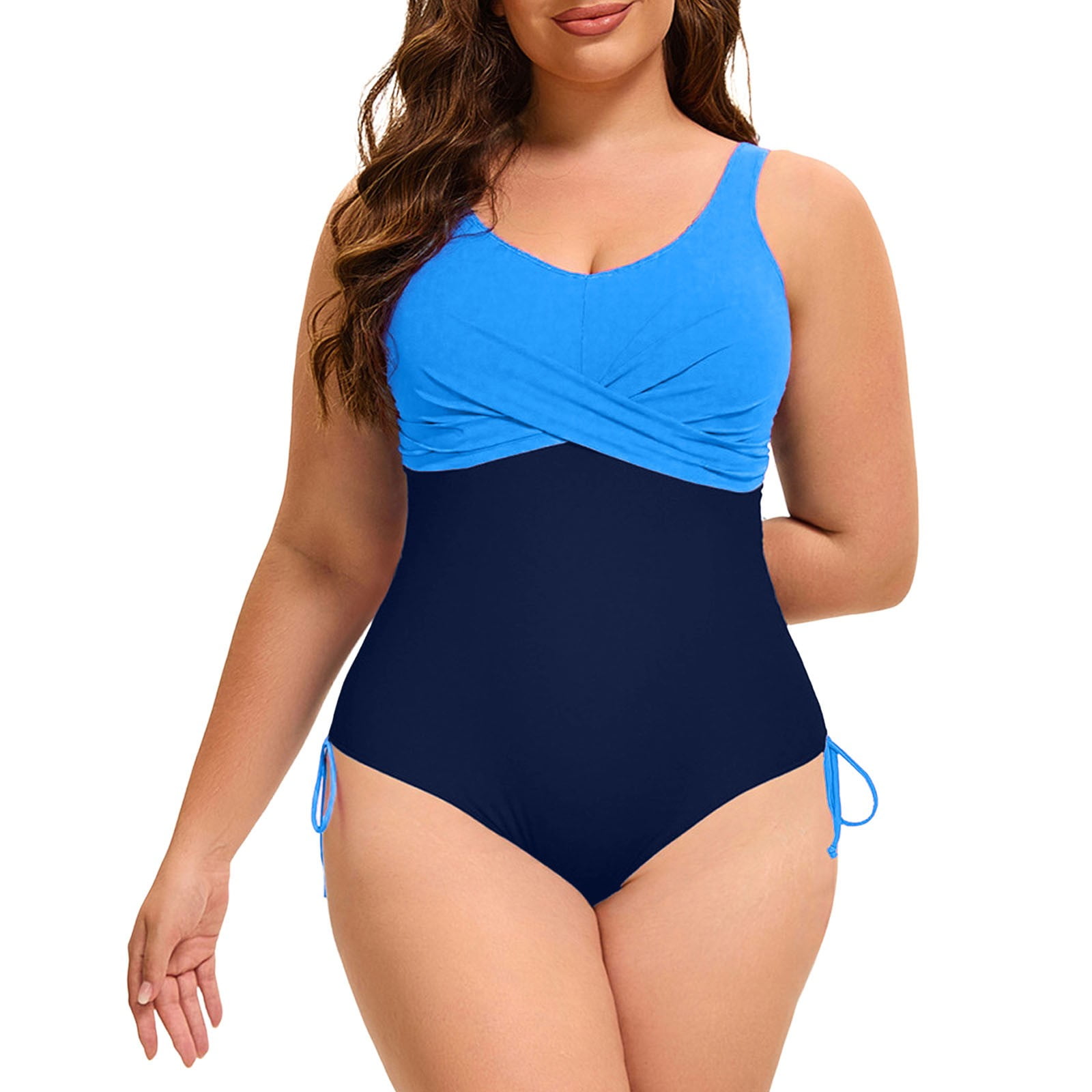 Click here for Riforla One-Piece Swimsuit For Women Plus Size V N... prices