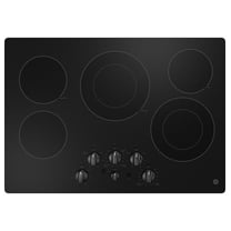 GE® 30" Built-in Knob Control Electric Cooktop, Stainless Steel, Easy ...