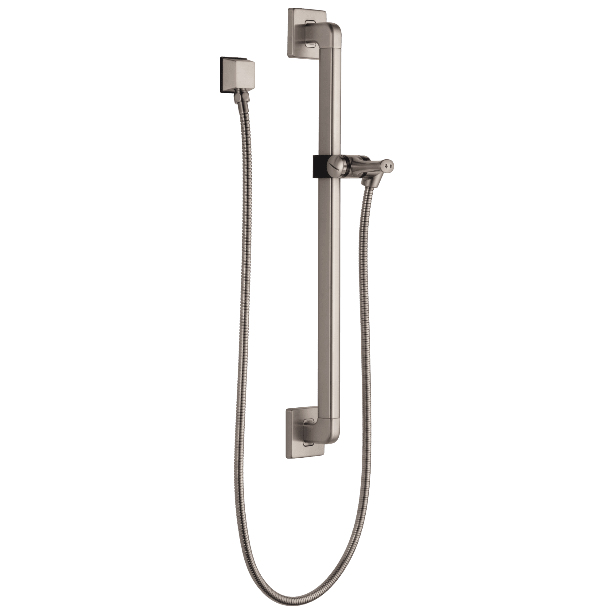 Delta 51500-SS Adjustable Slide Bar / Grab Bar Assembly with Elbow ...