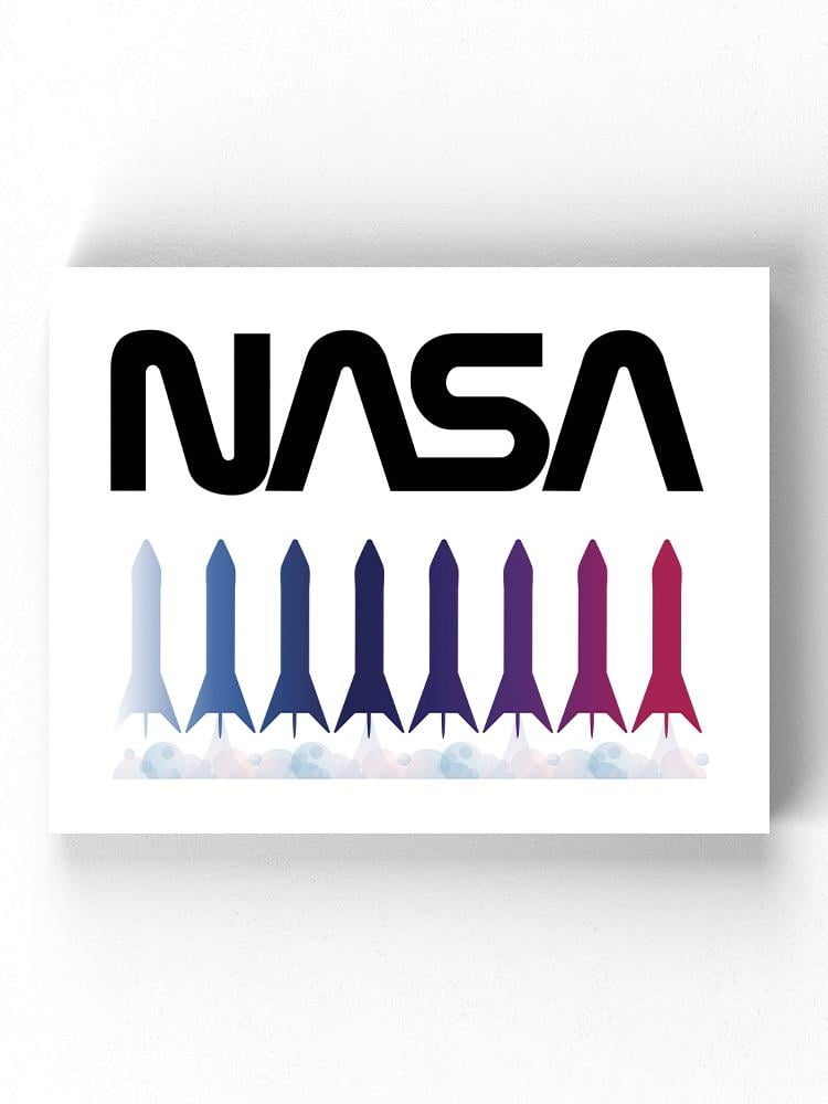 NASA Nasa Rocket Silhouettes Wrapped Canvas -NASA Designs, - Walmart.com
