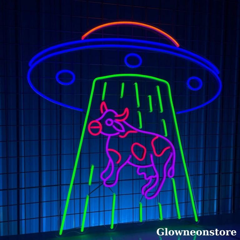 Ufo Abducting Cow