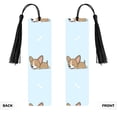 Chihuahua Puppy Bone Sleeping Dog Aluminum Metal Bookmark with Tassel ...