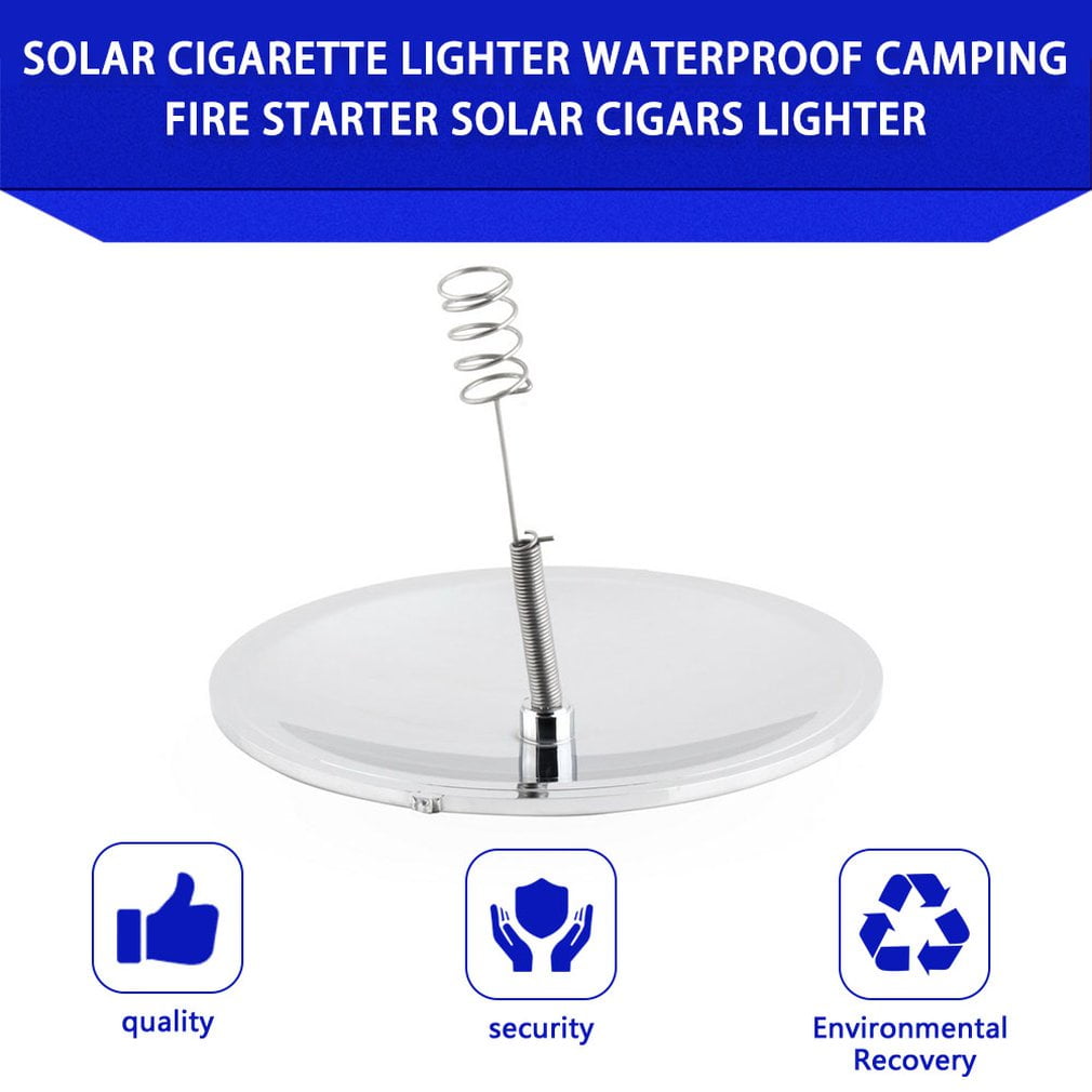 Solar Cigarette Lighter Waterproof Camping Fire Starter Solar Cigars ...