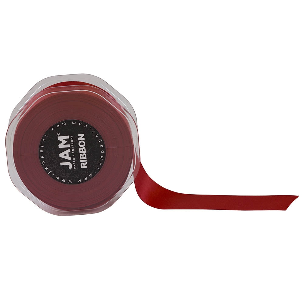 JAM Double Faced Satin Ribbon, 1.5 In x 25 Yds, 1/Pack, Red - Walmart.com