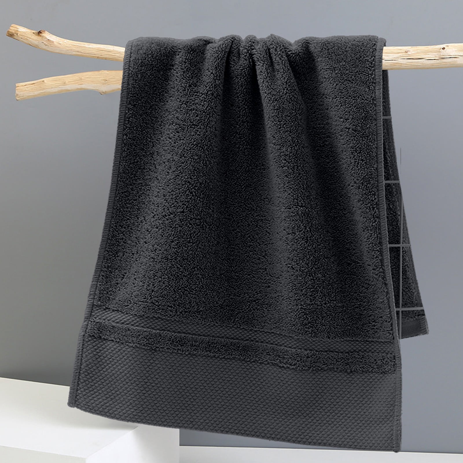 Click here for Czzoypi 50 X 100cm Cotton Bath Clearance (Dark Gra... prices