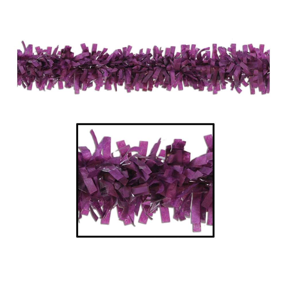 Beistle Tissue Festooning 25' Purple - 24 Pack - Walmart.com