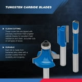 Hiltex 10100 15-Piece Tungsten Carbide Router Bit Set, Durable, Heat ...